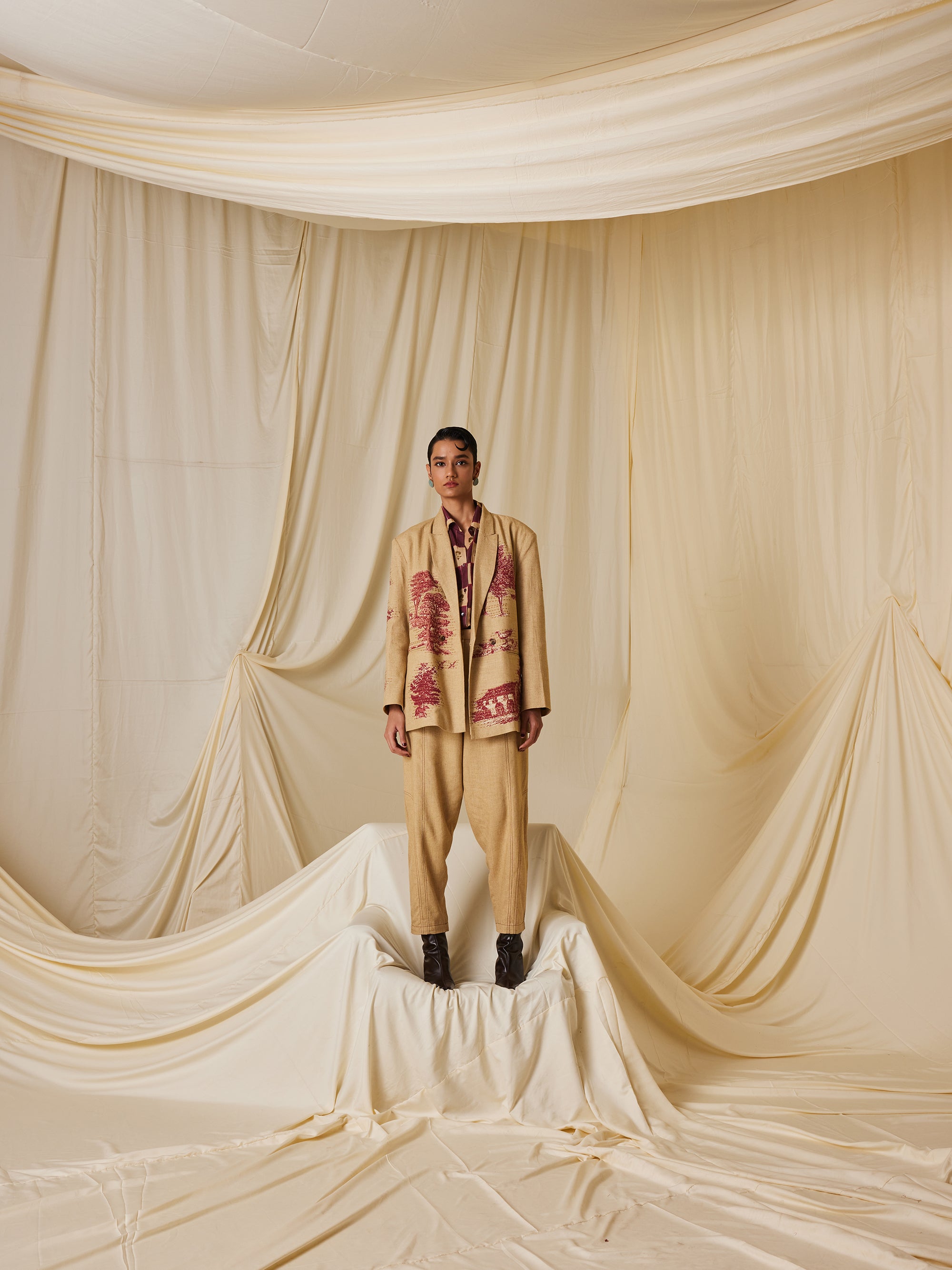 Oversized Blazer Set | oversized blazer and trouser set – CordStudio