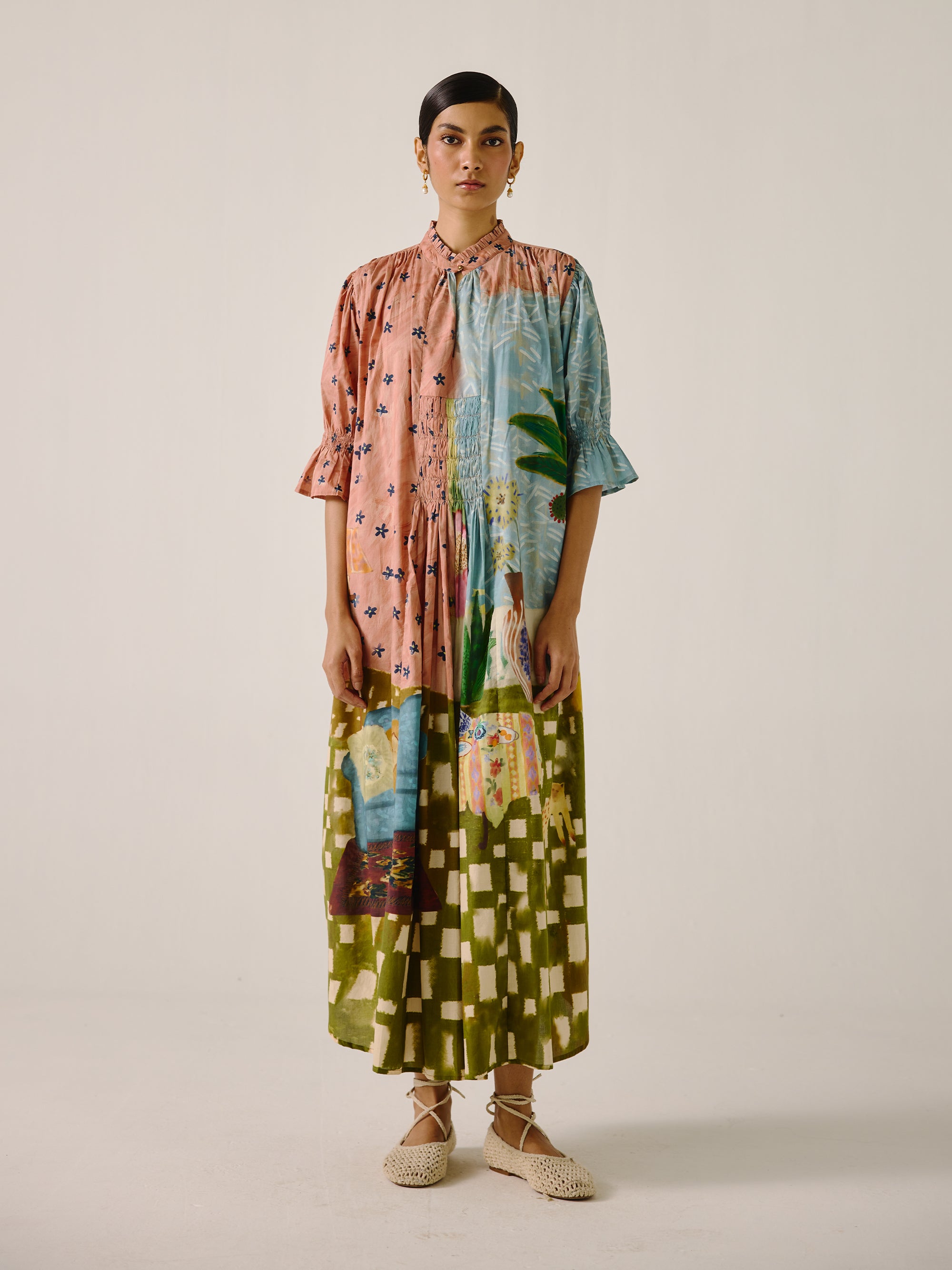 Dawn Alice Print Dress | Relaxed Printed Dress – CordStudio