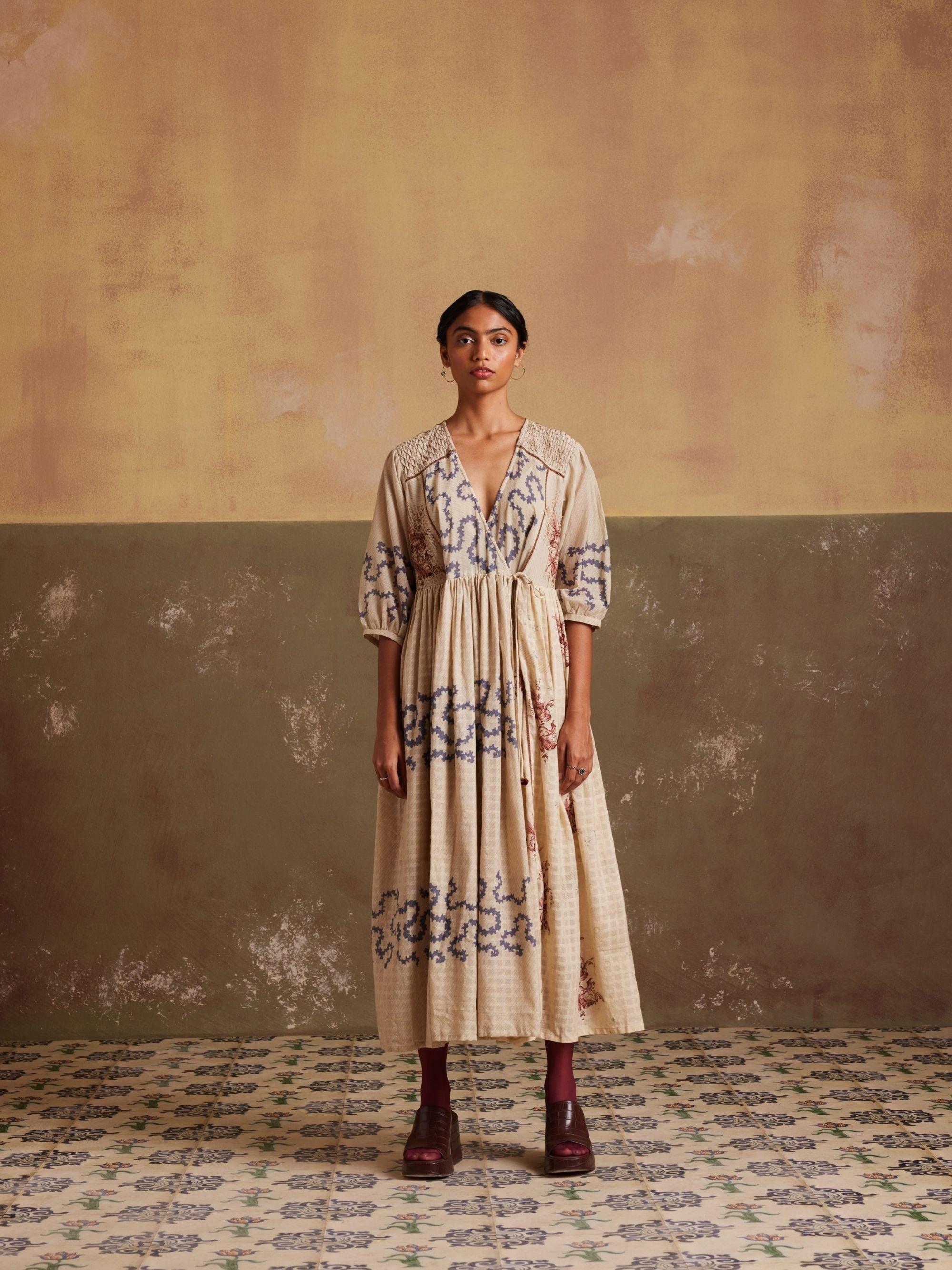 Buy Cotton Pleated Poem Dress | New Collection – CordStudio