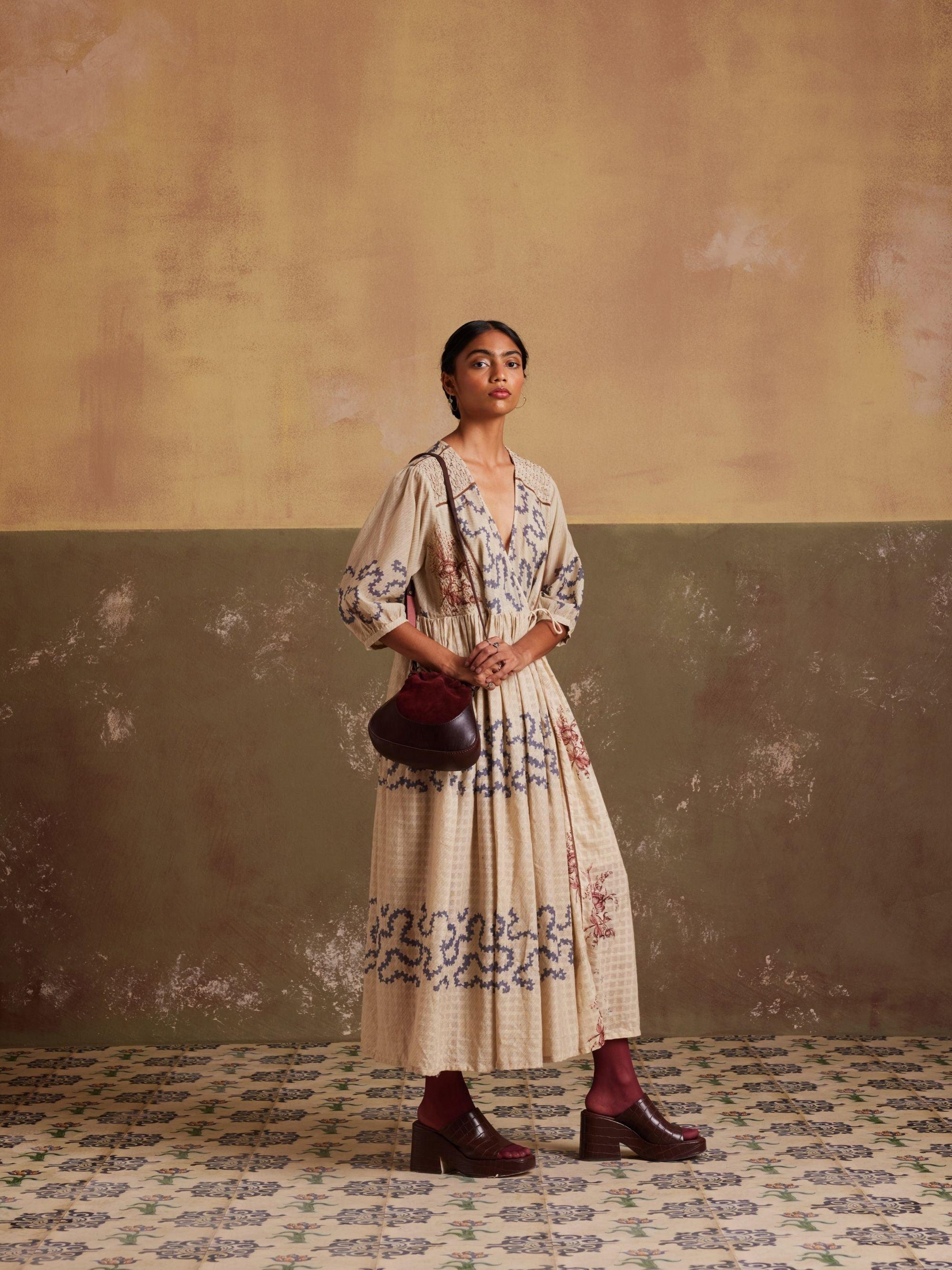 Buy Cotton Pleated Poem Dress | New Collection – CordStudio