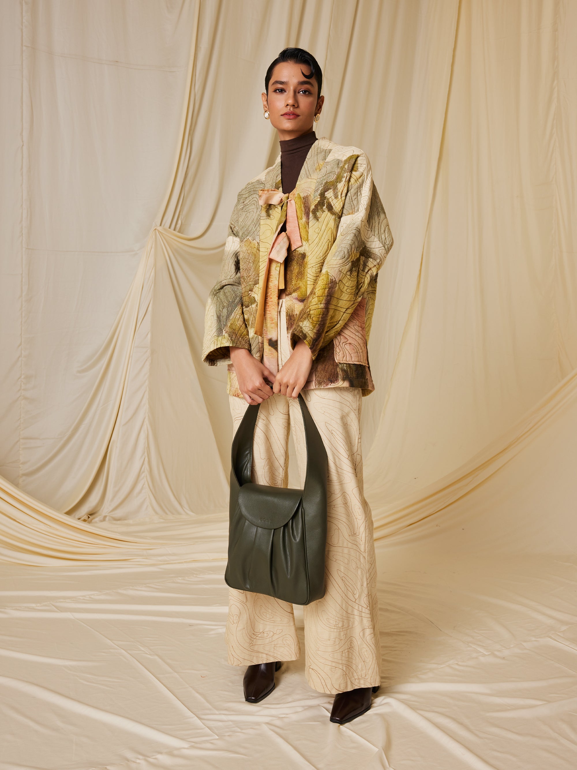 Quilted front open Jacket – CordStudio