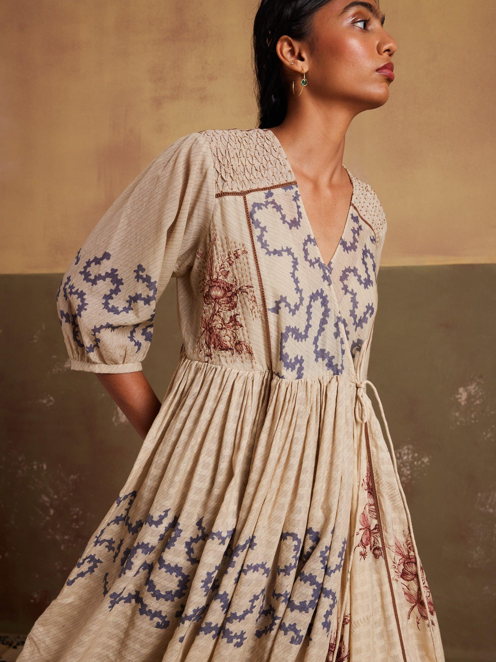 Buy Cotton Pleated Poem Dress | New Collection – CordStudio